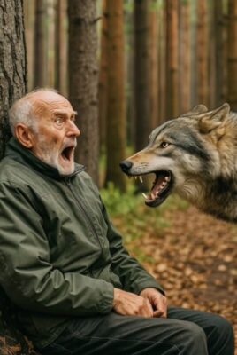 Disabled man left in forest wolf appears twist follows - Good morning